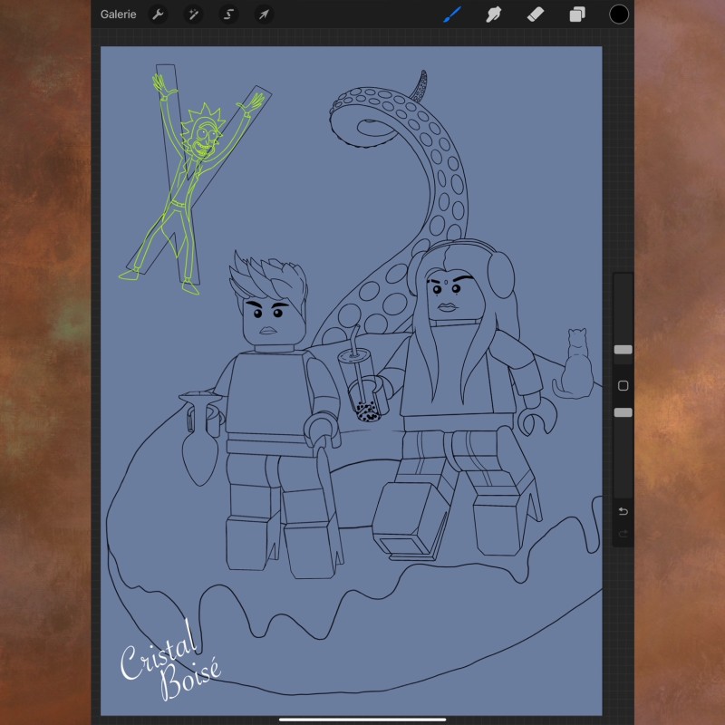 Dessin digital personnalisé